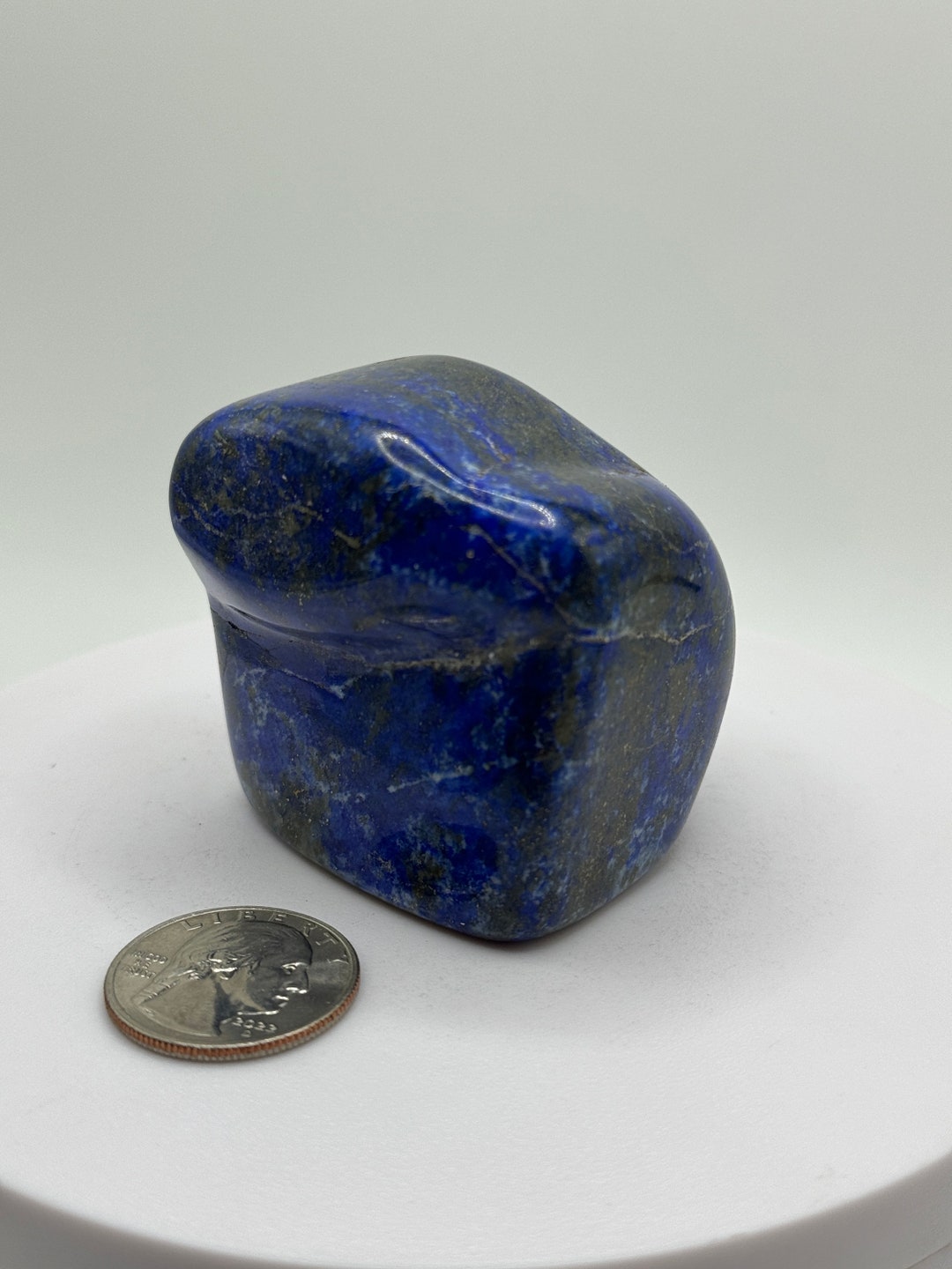 Beautiful Deep Color Lapis Lazuli With Pyrite Freeform/tower - Etsy