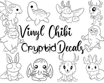 Cryptid Decal - Etsy