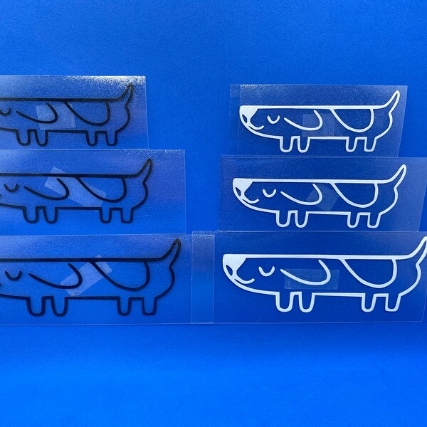 Long Dog Bluey Car Decal - Etsy