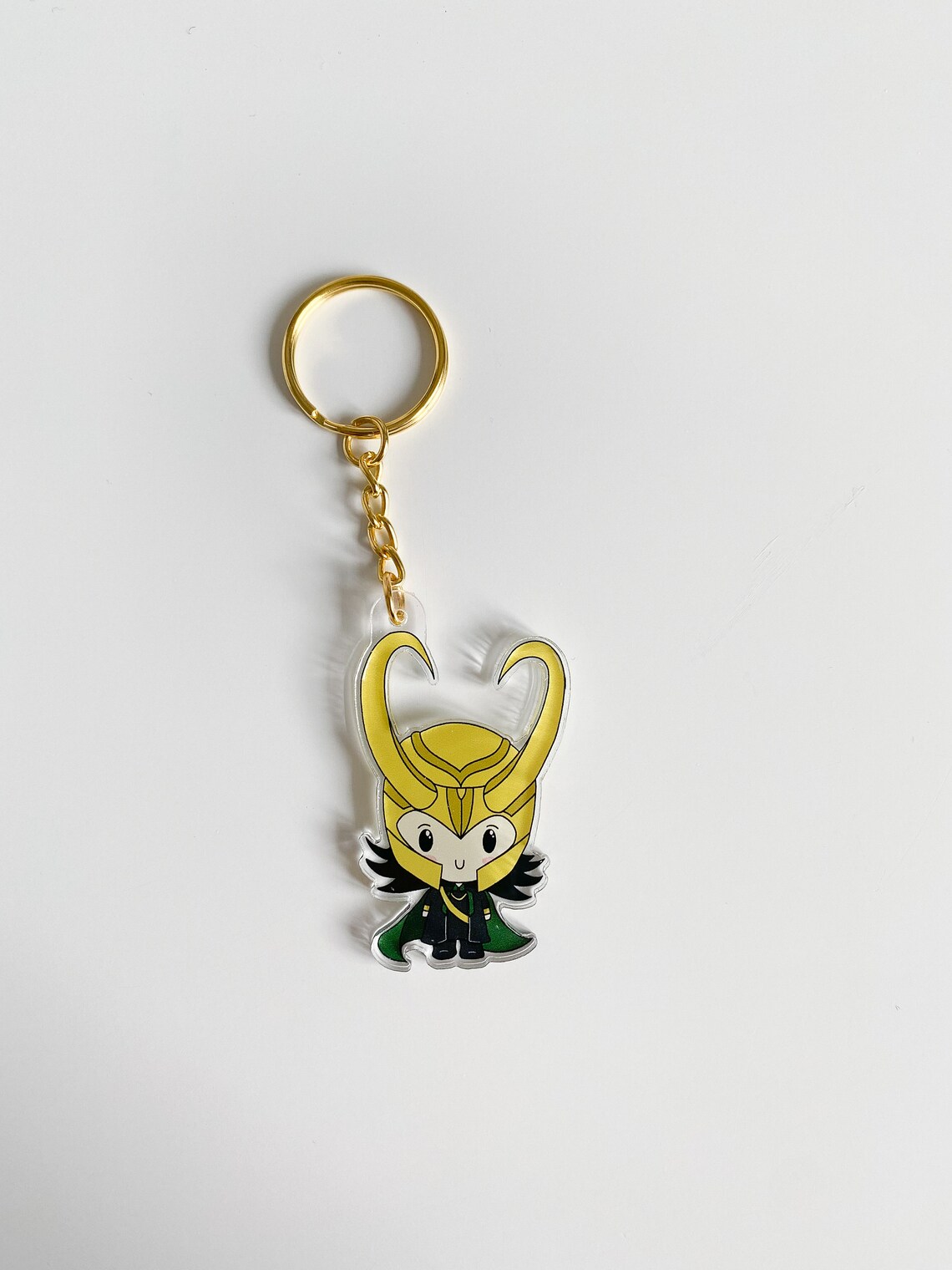 Loki Keychain Acrylic Keychain Keychain Charm Small | Etsy