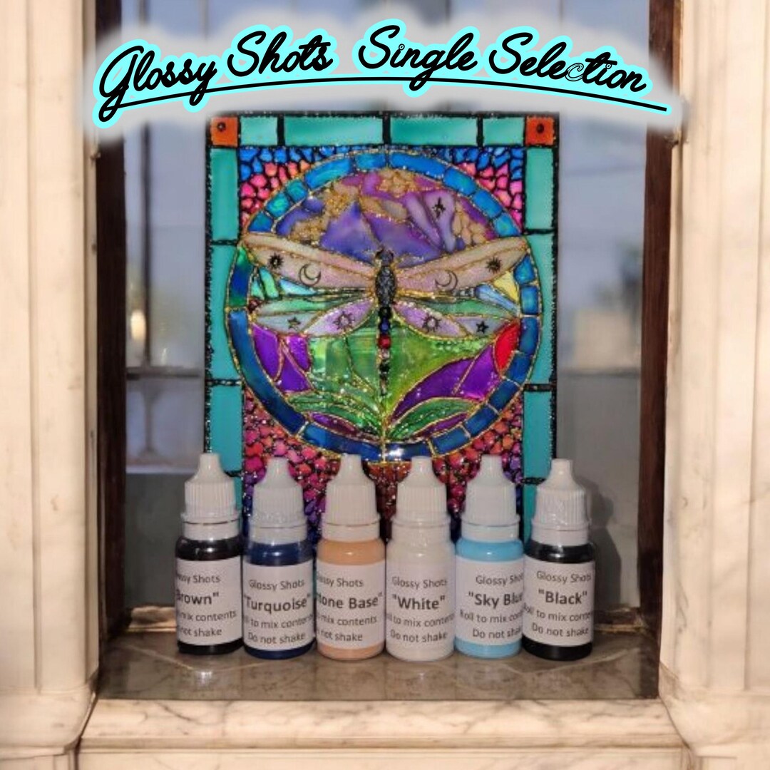 Glossy Shots Faux Stained Glass Paint System Singles Selection ...