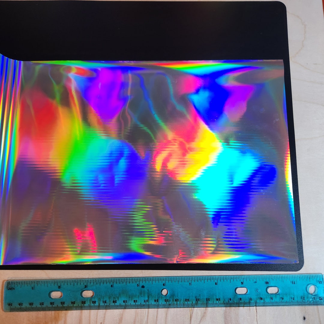 Silver Holographic Foil Transfer Sheet - Etsy