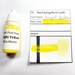Bright Yellow Acrylic Fluid Shot, Custom Hand Blended Concentrated ...