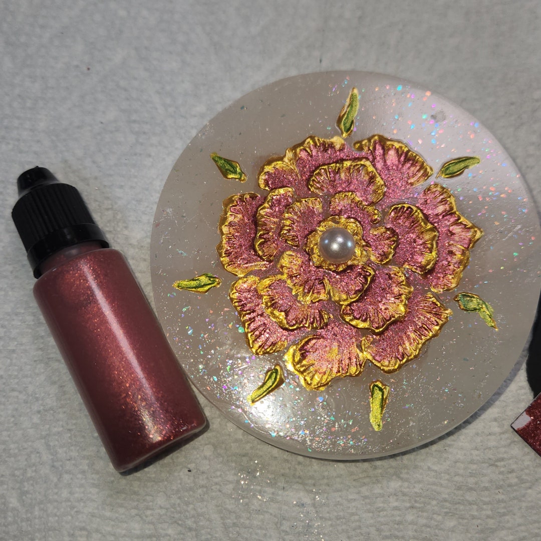 Copper Rose Liquigel Paint Shimmer Gel Watercolor Paint - Etsy