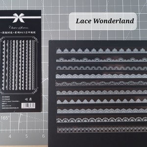 Lace Sticker Strips 30 Pack - Etsy