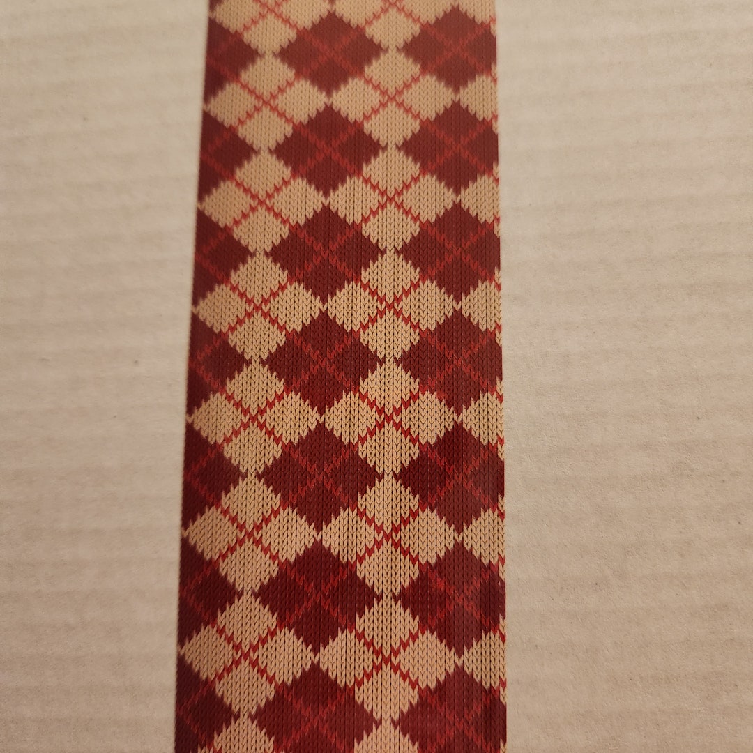 Argyle Plaid Sweater Nail Foil Strip - Etsy