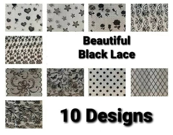 Beautiful Black Lace NO BOX | Etsy