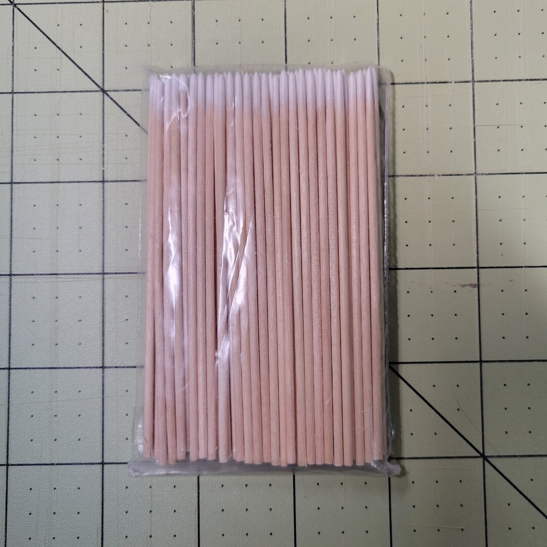 100 Precision Cotton Tip Wooden Swab 4" Disposable Applicator/cleaning ...