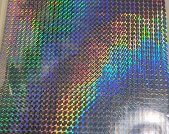 Silver Holographic Foil Transfer Sheet - Etsy