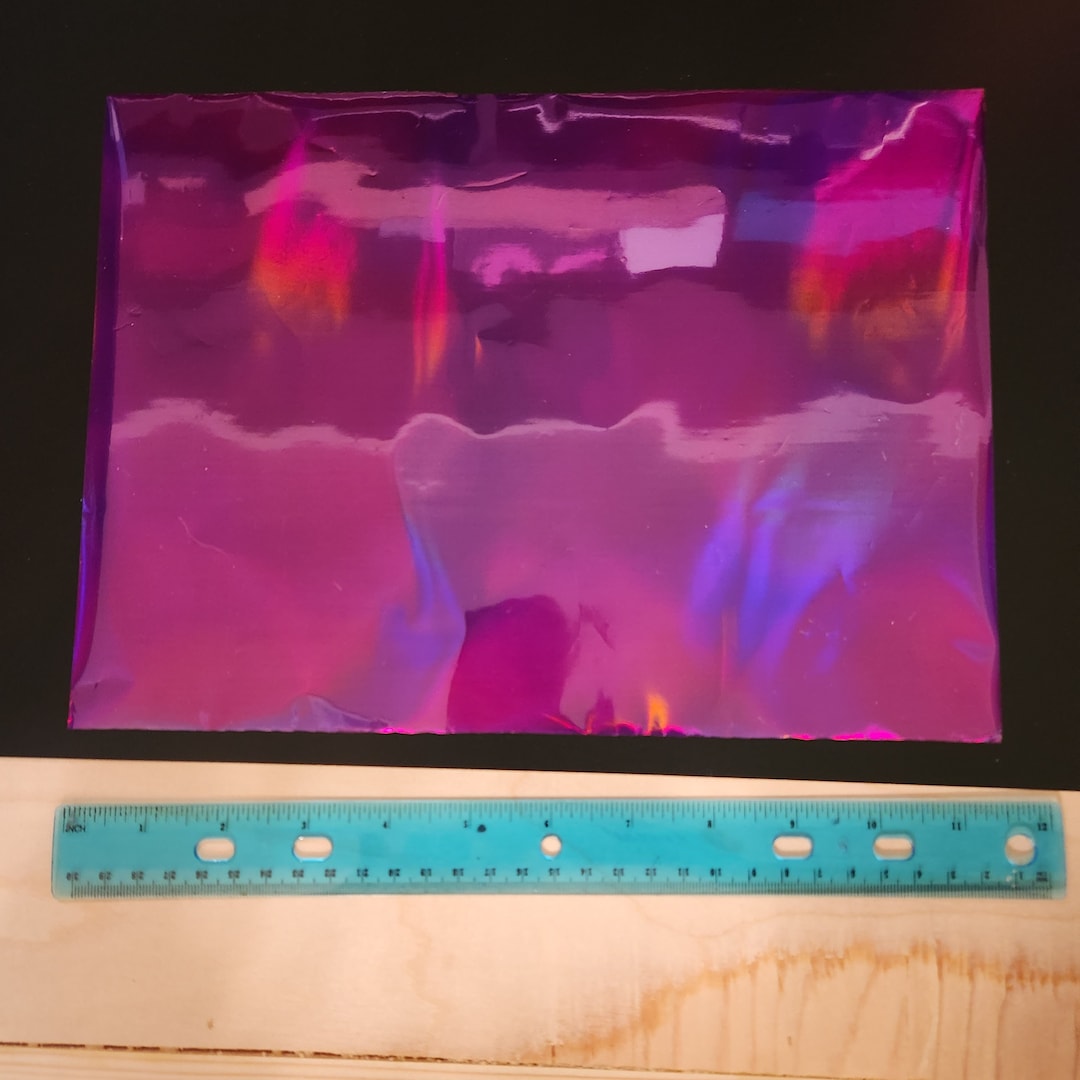 Purple Holographic Foil Sheet - Etsy