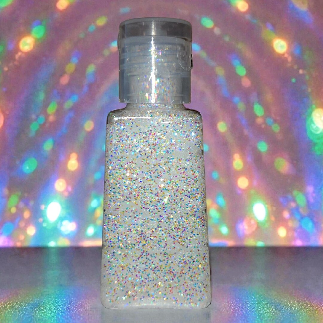 Rainbow Crystal Fine Glitter Whips - Etsy