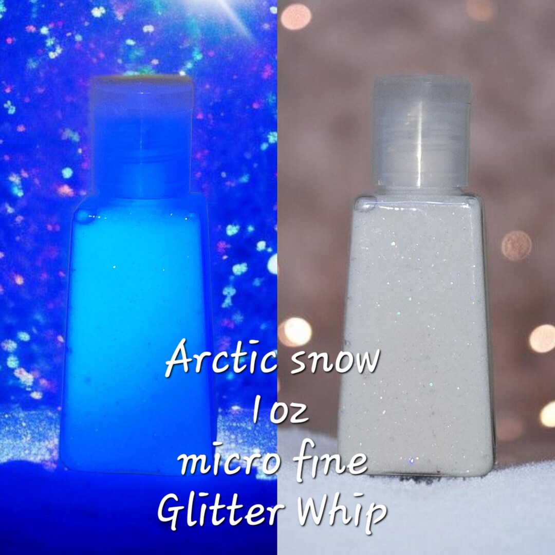 Arctic Snow Glitter Whips, a Neon Opaque Fine Glitter, Mixed With Sheer ...