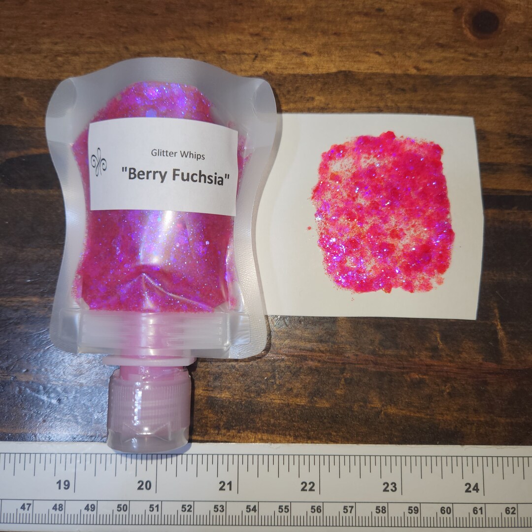 Berry Fuchsia Giltter Whip Paint - Etsy