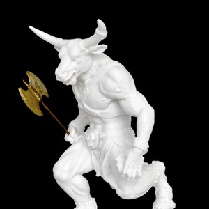 Minotaur Mythical Creature, Half-man, Half-bull Fierce and Very Strong ...