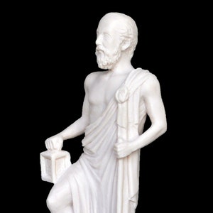 Diogenes the Cynic Ancient Greek Philosopher Cynicism Student of Antisthenes Alabaster Statue ...