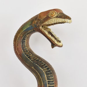 Greek Polychrome Head of a Serpent - 6th Century BC.- Athens ...