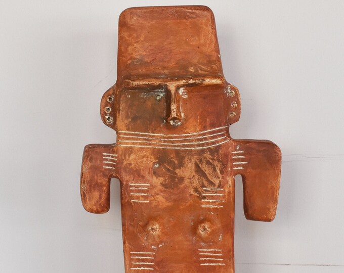 Plank Shaped Female Figurine From Cyprus 1100 BC Museum Reproduction ...