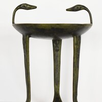Bronze Tripod Decorated With Horses-used as Seat,cauldron,trophy ...