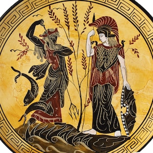 Athena and Poseidons Contest for Athens Ancient Greek - Etsy