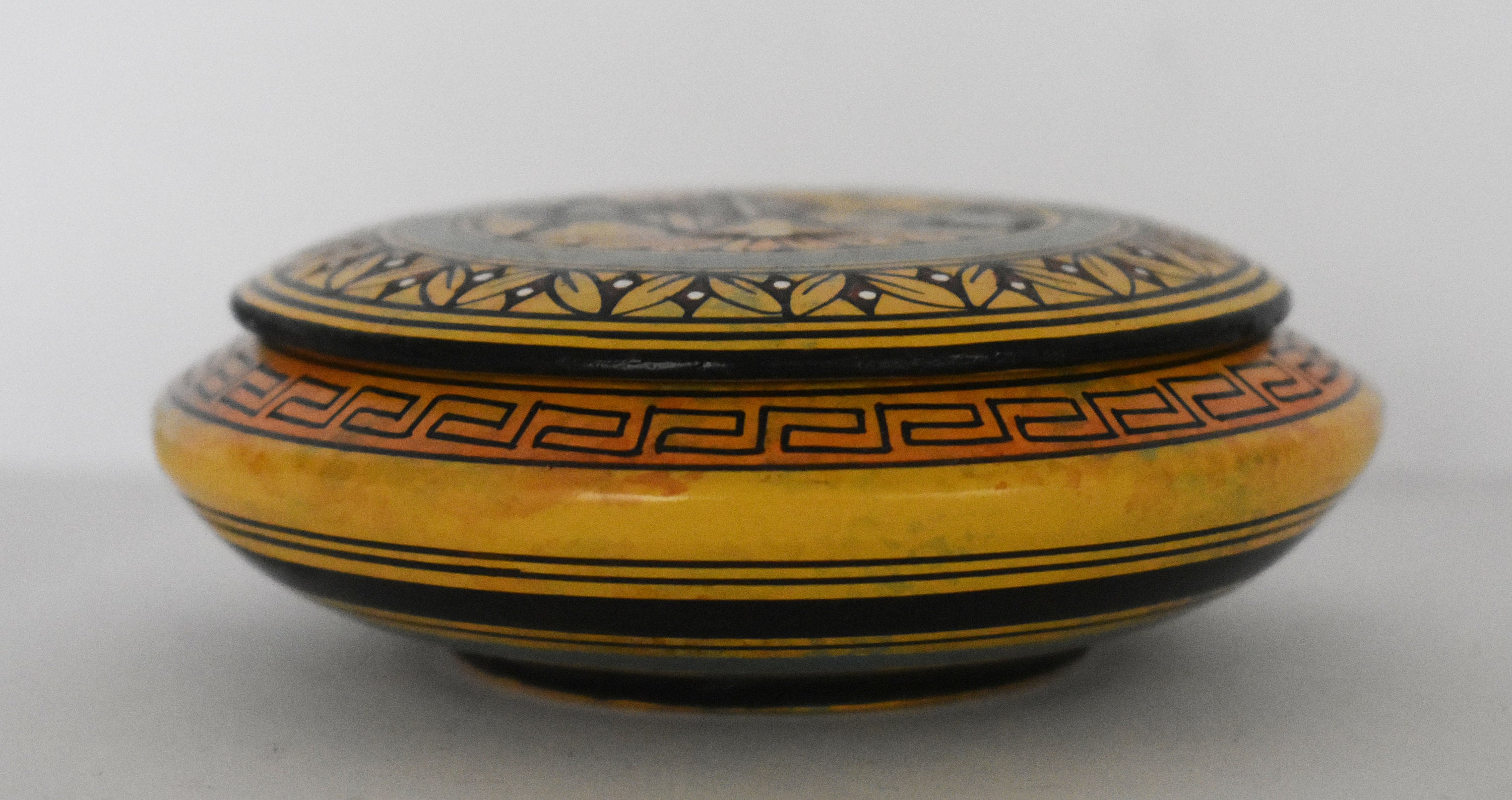 Ancient Greek Warriors Ceramic Pyxis Geometric Period 700 - Etsy UK