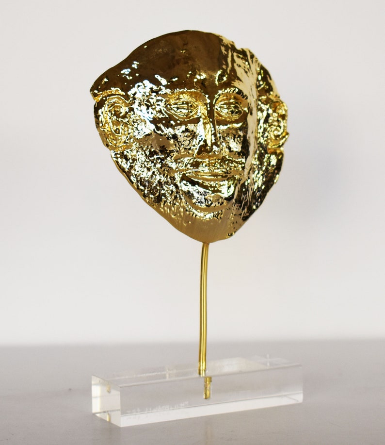 Mask of Agamemnon Mycenaean King Funeral Mask Replica - Etsy