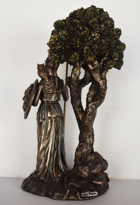 Athena With Olive Tree
