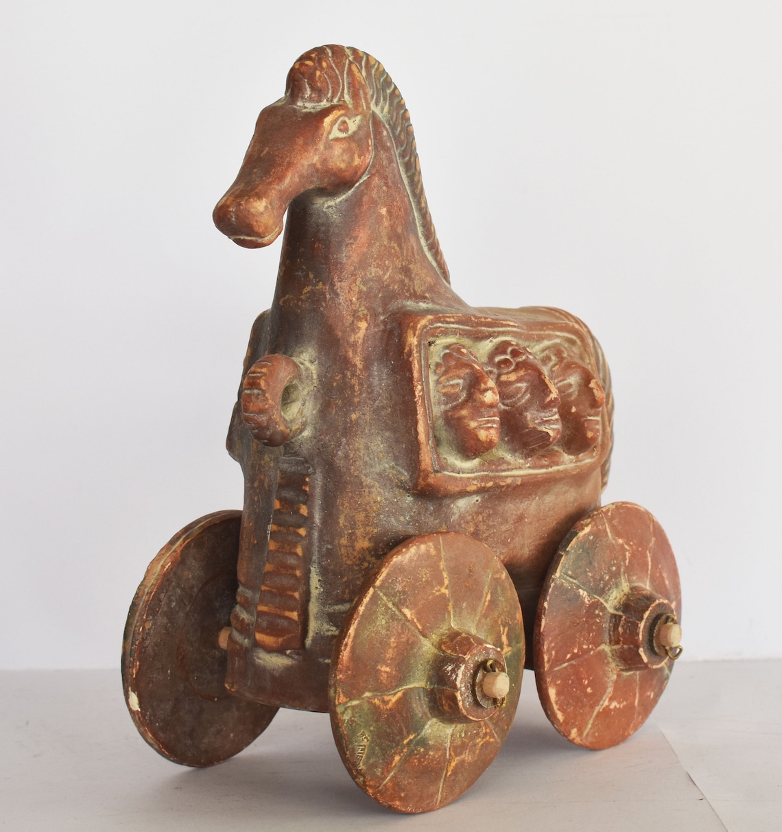 Trojan Horse on Wheels Hollow Greek Horse Trojan War | Etsy