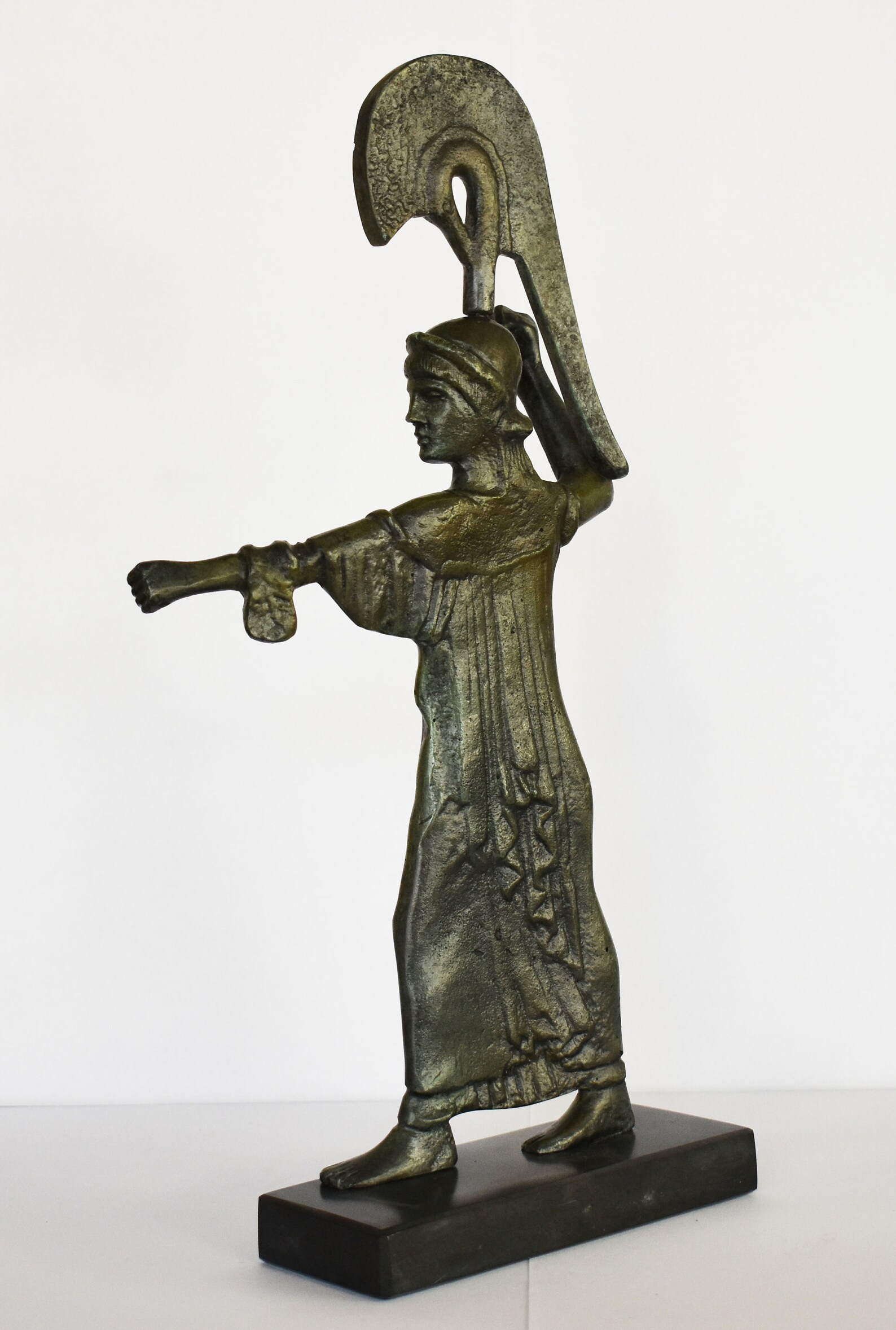 Athena Promachos Statue - Stood Between the Propylaea and the Parthenon ...