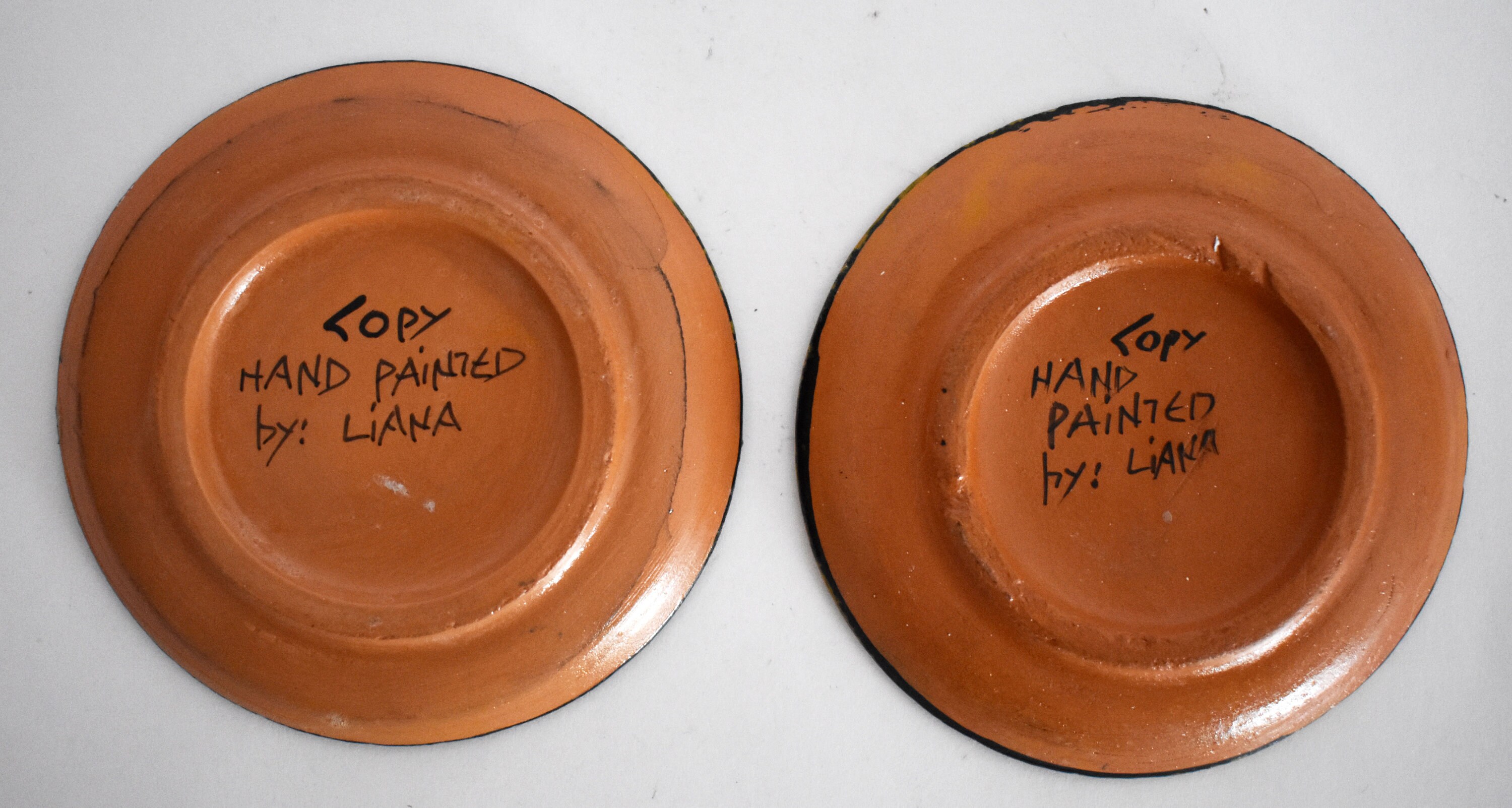 Set of two Plates Apollo and Artemis Diana Classic Period | Etsy