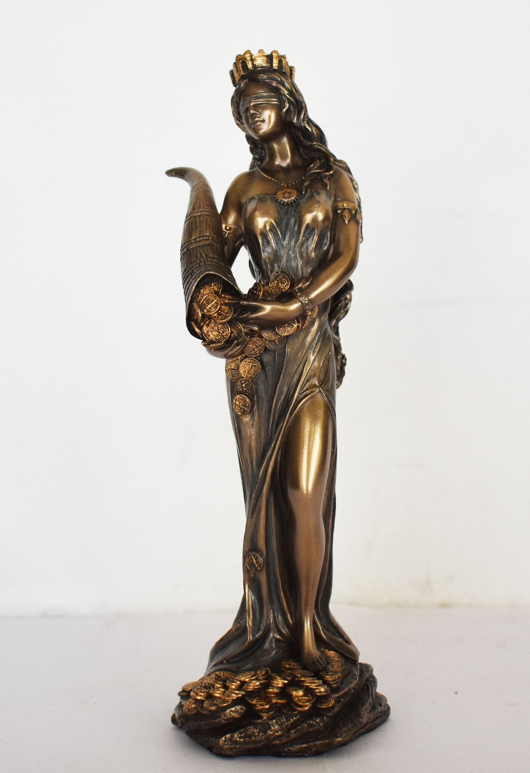Tyche Fortuna - Greek Roman Goddess of Fortune, Good Luck, Chance ...