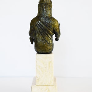 Zeus Lykaios -enthroned, Holds the Thunderbolt - From Lycosura, the ...