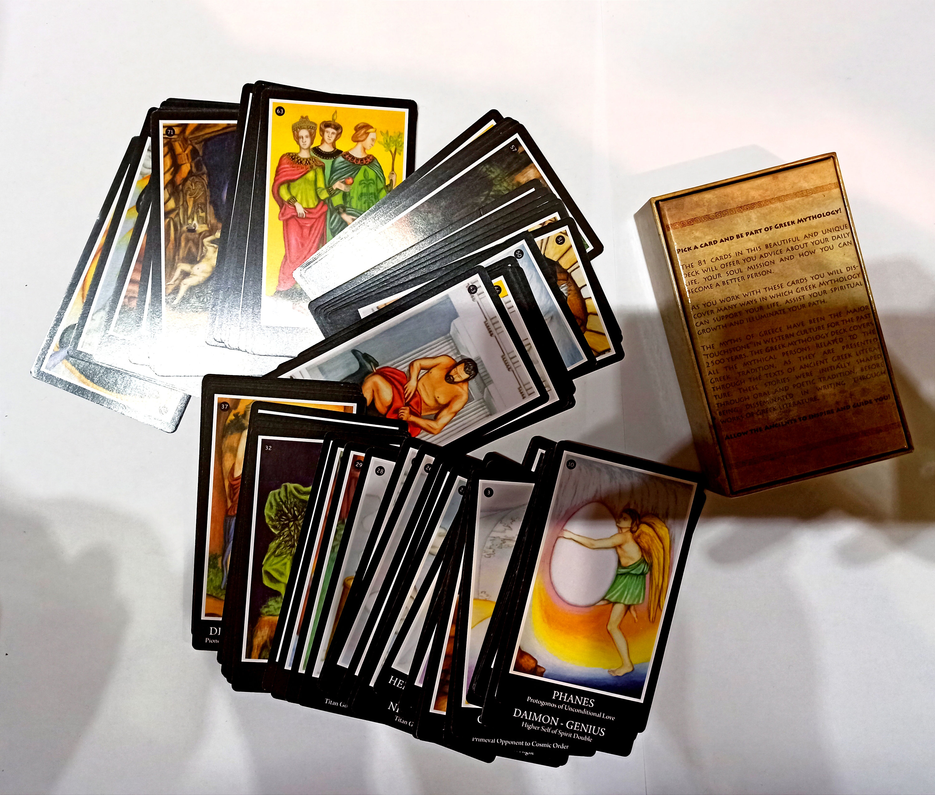 Oracle Cards Greek Mythology Divination Destiny Life - Etsy