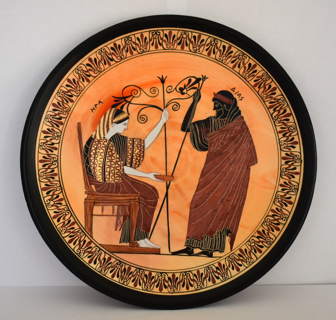 Zeus and Hera Heavenly Couple the First Wedding of Olympians King and ...