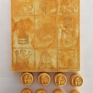 Trias - Triodin - Tic Tac Toe - Board Game - Inspired by Ancient Greek ...