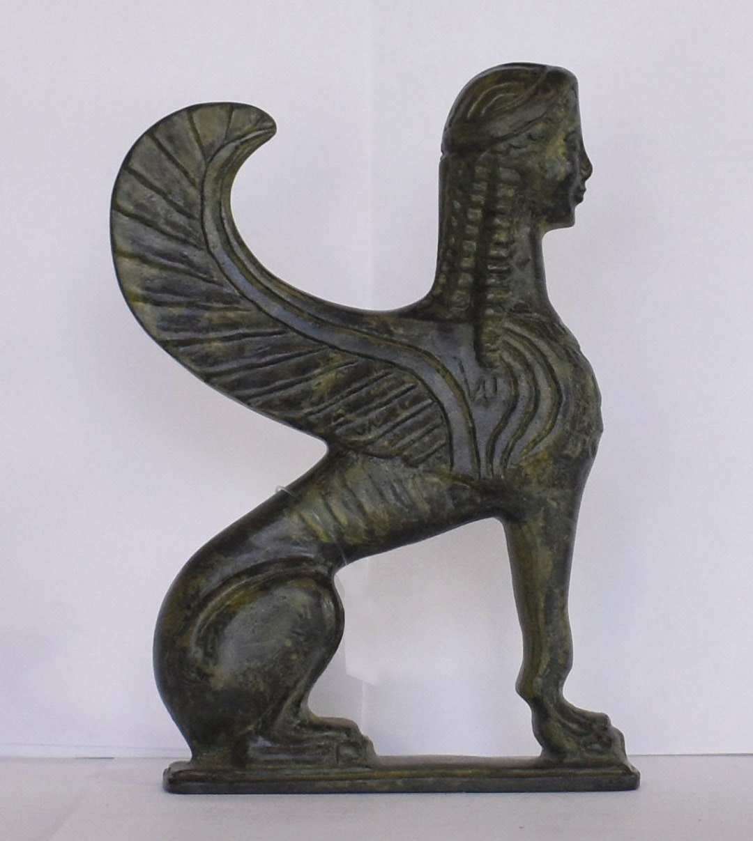 Sphinx Sculpture From Delphi - Ancient Greek Reproduction - Pure Bronze ...
