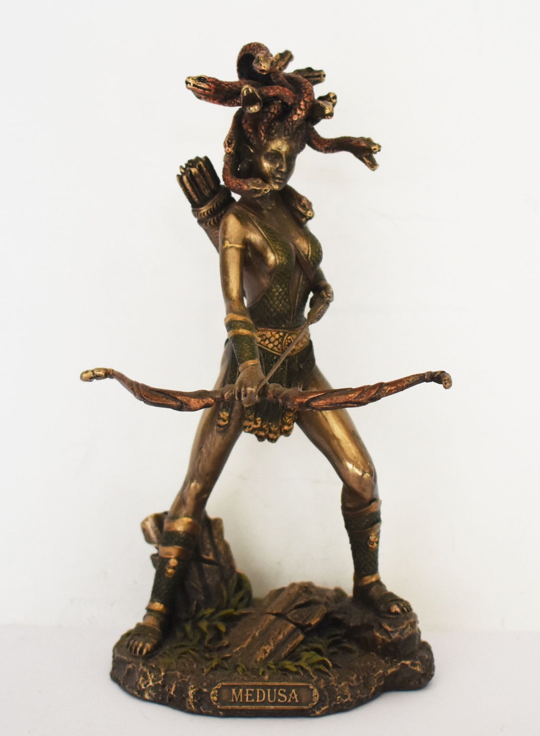 Medusa Gorgo - Human Female With Living Venomous Snakes in Place of ...
