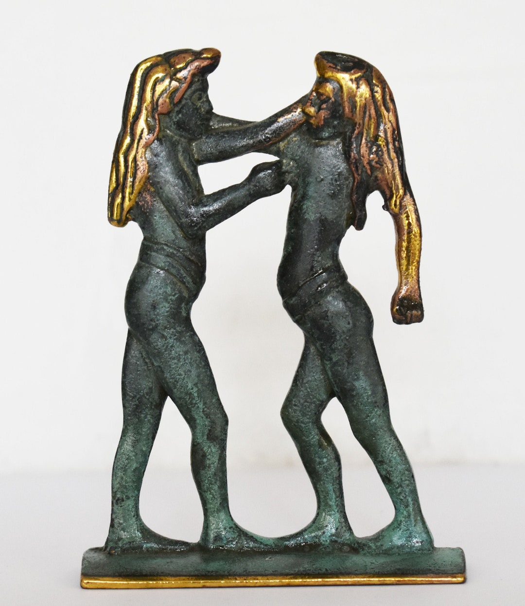 Akrotiri Boxers - Two Young Boys Wearing Boxing Gloves and Belts ...