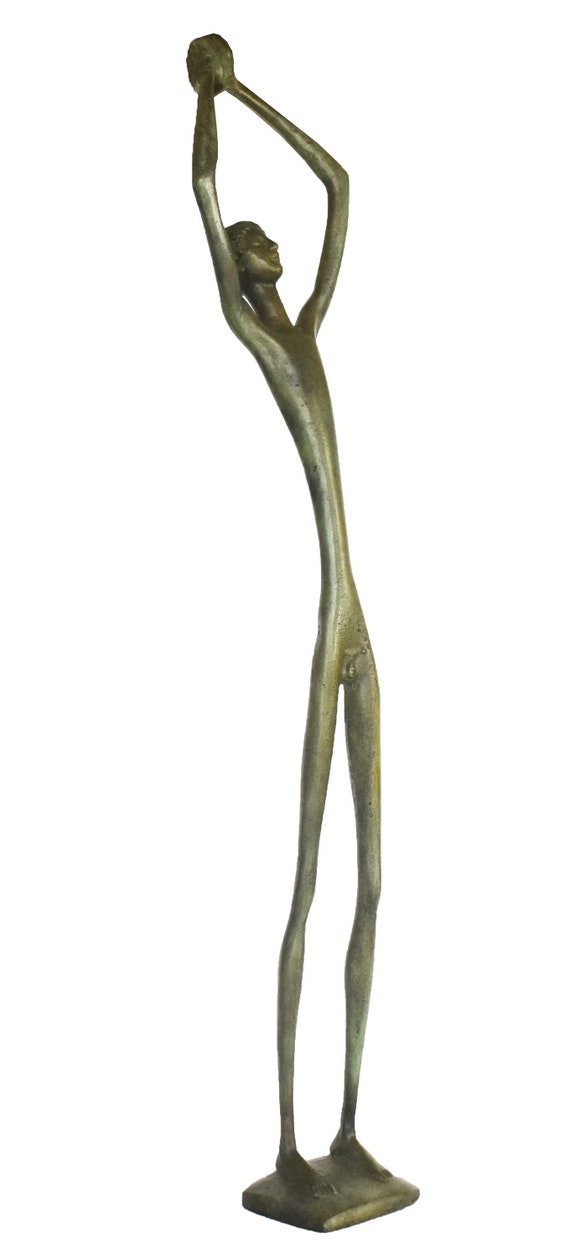 Discobolus Discus Thrower Olympic Games Pure Bronze | Etsy