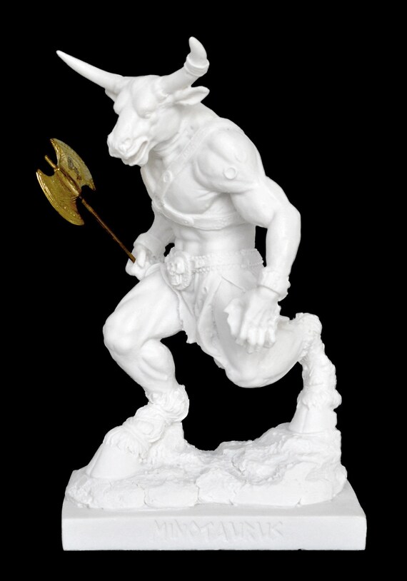 Minotaur Mythical Creature Half-man Half-bull Fierce and - Etsy