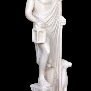 Diogenes the Cynic Ancient Greek Philosopher Cynicism Student of Antisthenes Alabaster Statue ...