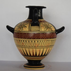 Geometric Period Vessel - 900-700 BC - Man on a Chariot and Floral ...