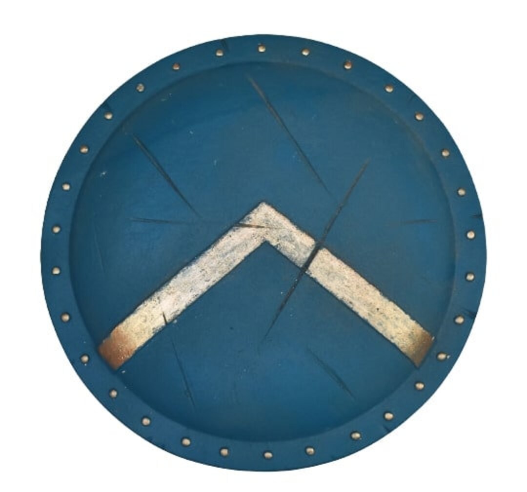 Ancient Greek Spartan Shield Λ Symbol King Leonidas and 300 Battle of ...