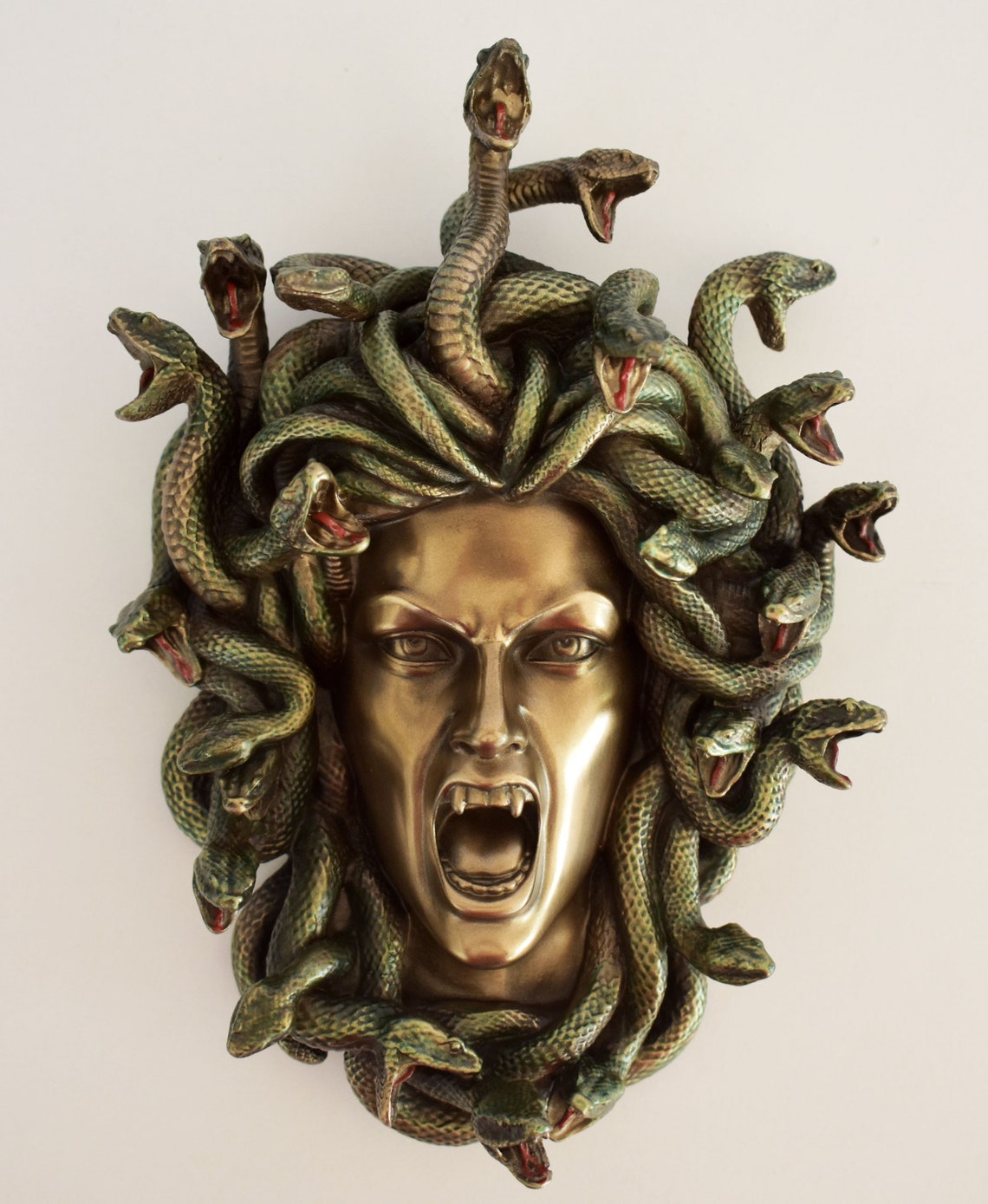 Medusa Mask Snake-haired Gorgon Snake Lady Monster - Etsy
