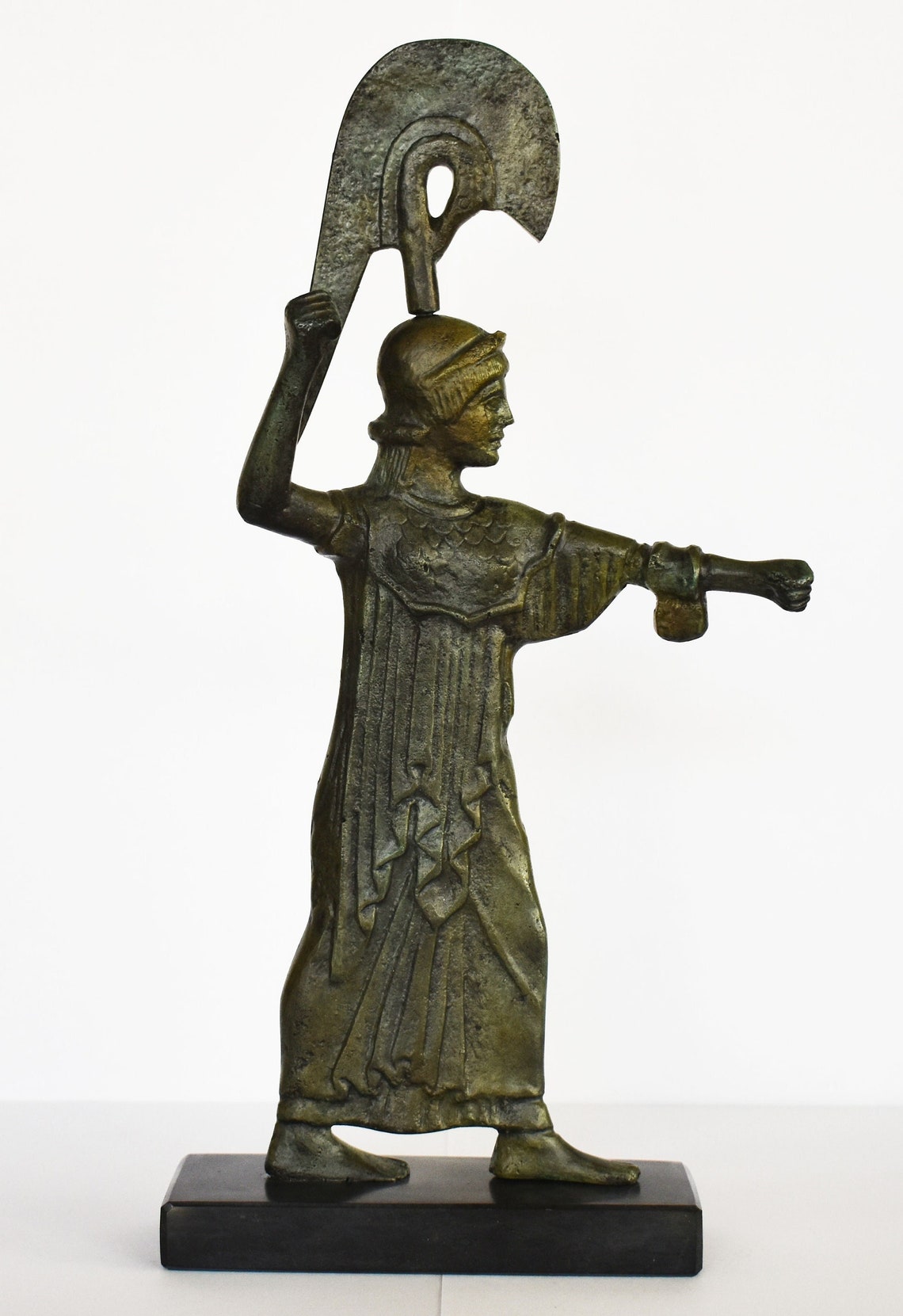 Athena Promachos Statue - Stood Between the Propylaea and the Parthenon ...