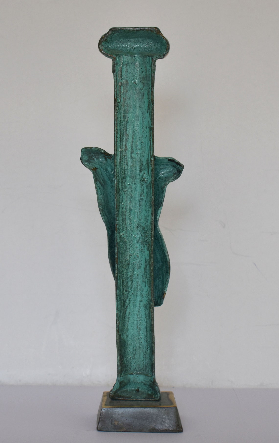 Headless Male Body on Ionic Column - Pure Bronze Sculpture - Etsy
