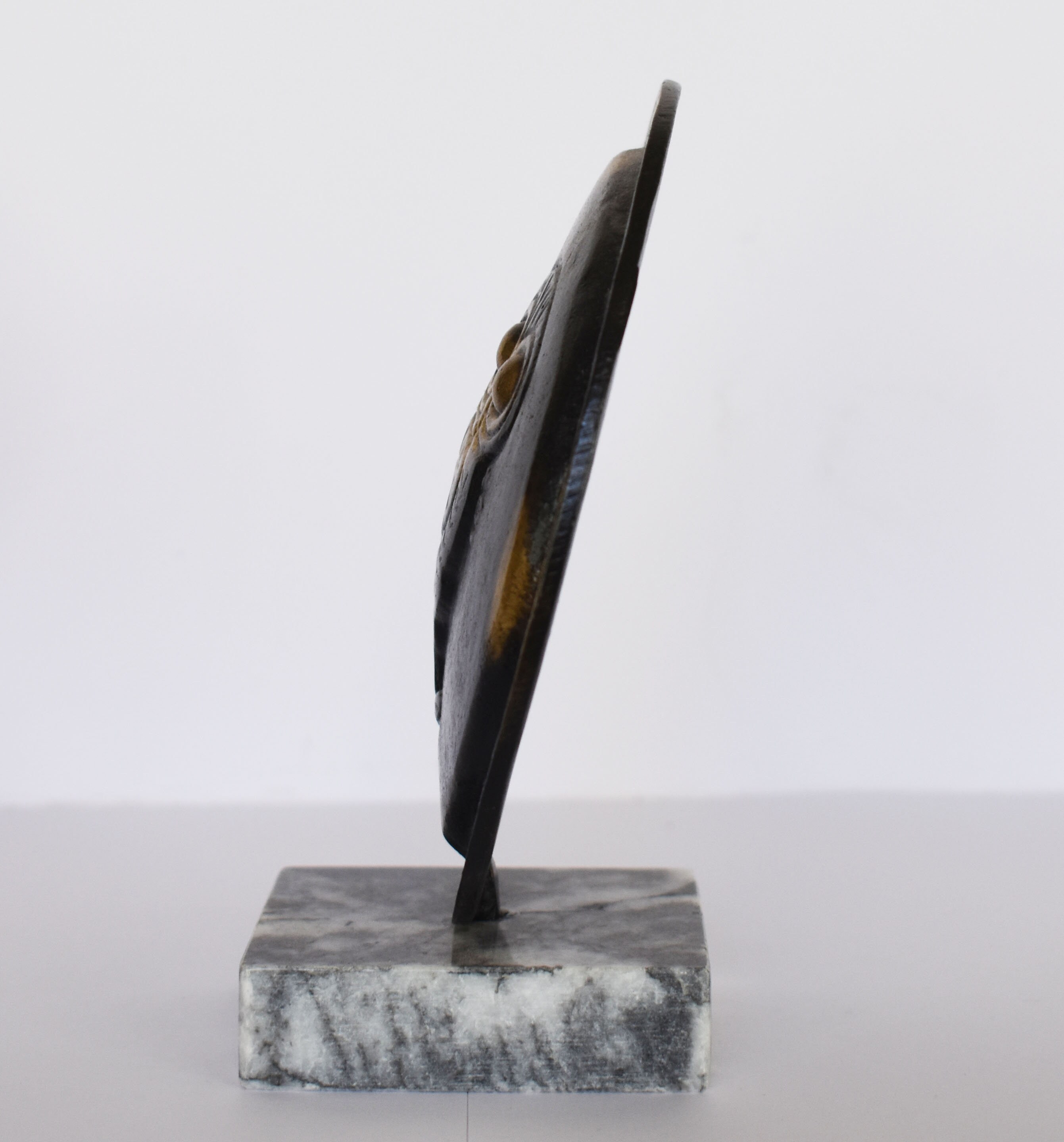 Ancient Greek Athenian Shield Owl Symbol Marble Base | Etsy