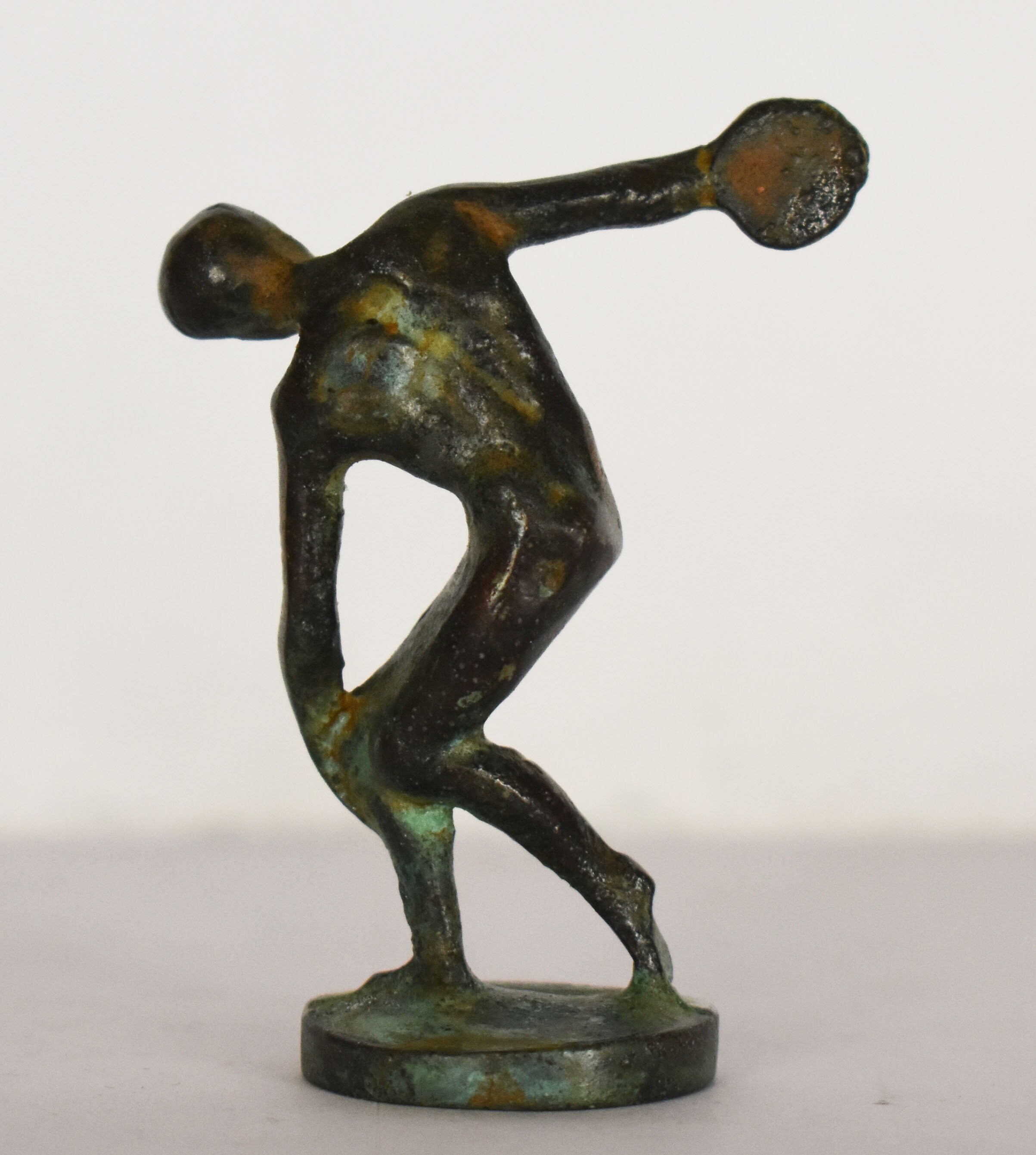 Discobolus of Myron - Miniature - Discus Thrower - Ancient Greek ...