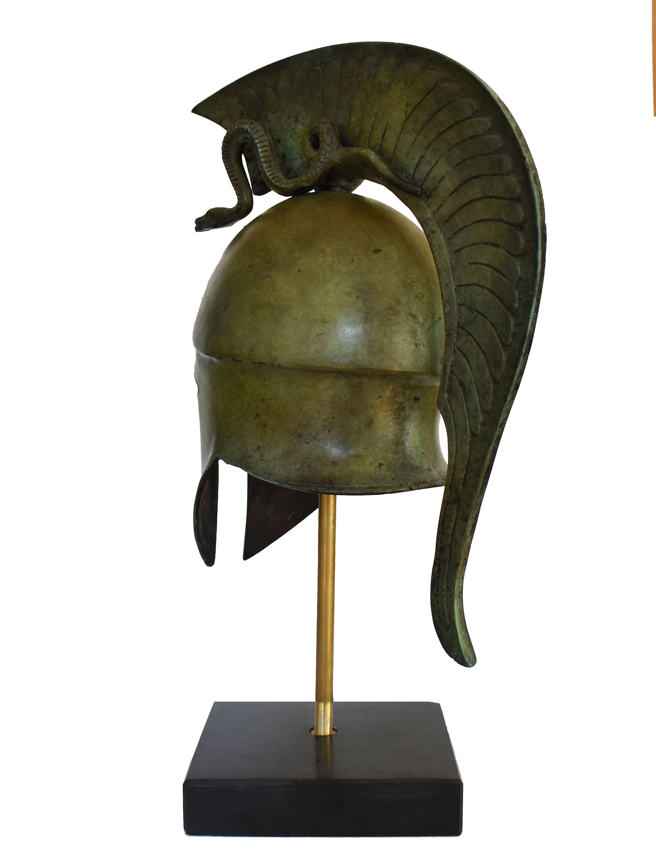 Ancient Greek Spartan Corinthian Helmet Snakes Motif - Etsy