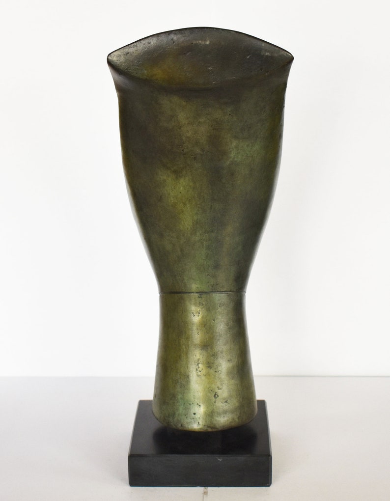 Cycladic Male Bust Figure From Keros Island Marble Base - Etsy