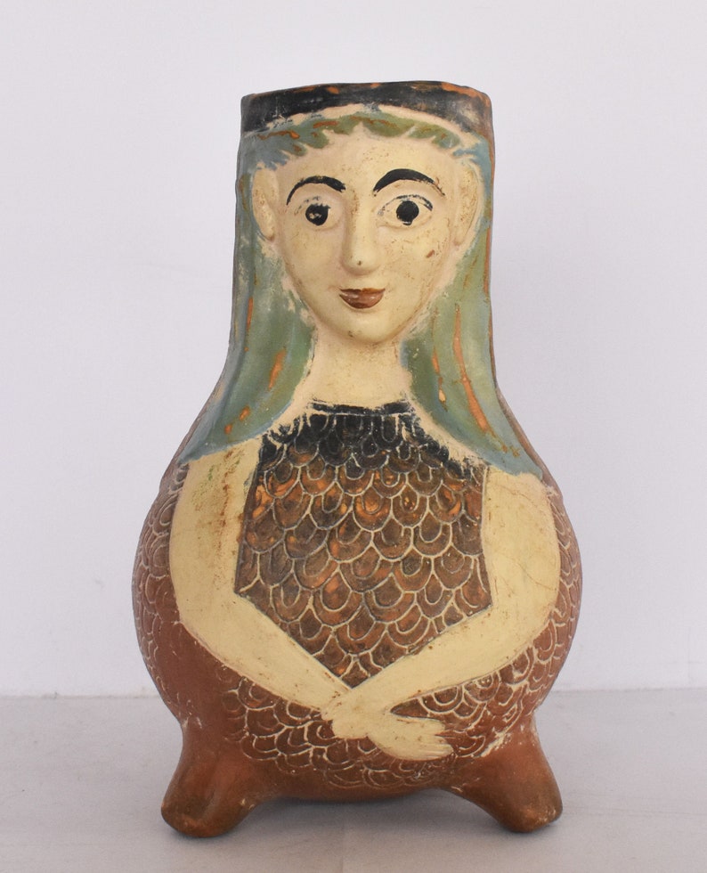 Rhyton Vessel in the Form of a Siren 600 BC Louvre Museum - Etsy